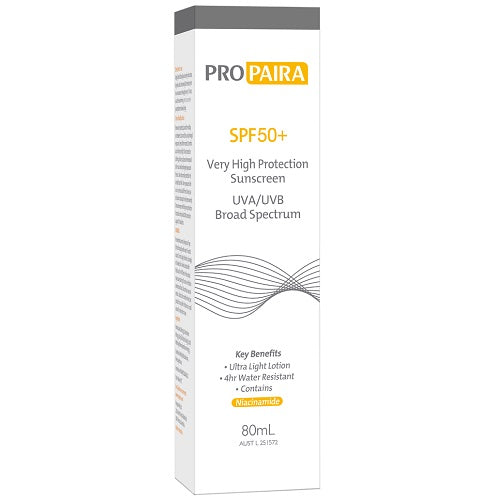 Propaira SPF50+ Sunscreen Lotion | Victorian Cosmetic Institute